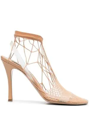 Stella McCartney 100mm Fishnet Sandals