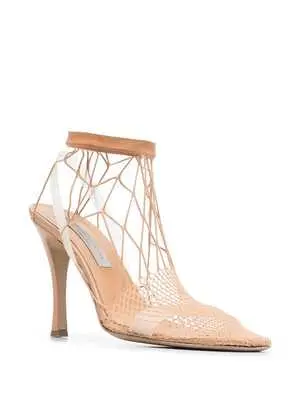 Stella McCartney 100mm Fishnet Sandals