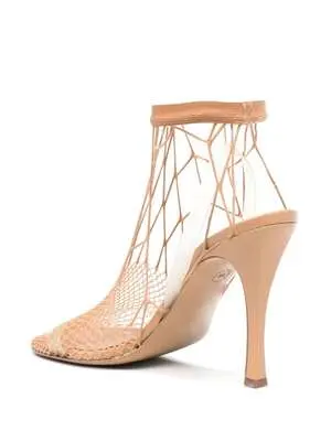 Stella McCartney 100mm Fishnet Sandals