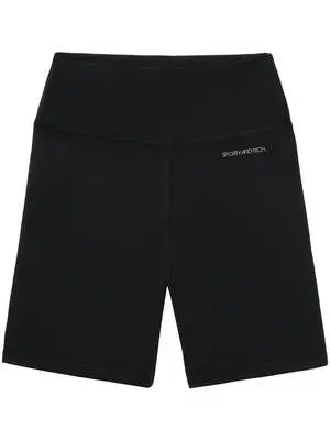 SPORTY & RICH N.03 Logo-print Shorts