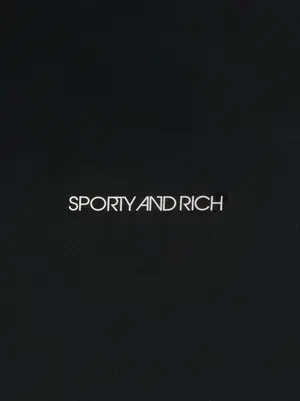 SPORTY & RICH N.03 Logo-print Shorts