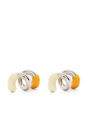 Sunnei Fusillo Spiral-bound Earrings - Silver