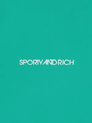 SPORTY & RICH Carla Logo-print Swimsuit - Green