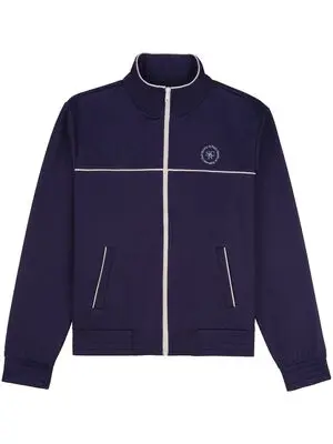 SPORTY & RICH Embroidered-logo Zip-up Jacket