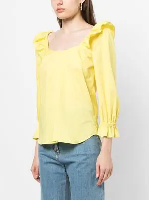 Paul Smith Ruffle-trim Cotton Blouse