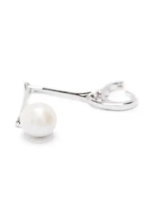 MARIA BLACK Star Pearl Drop Earring