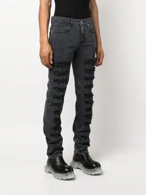1017 Alyx 9sm Distressed-effect Skinny Jeans