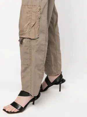 John Elliott Panel-detail Straight-leg Trousers - Brown