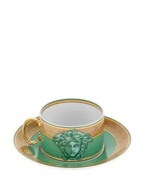 Versace Medusa Coin Cup And Saucer Set
