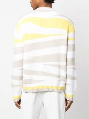 Missoni Zebra-print Crew-neck Jumper