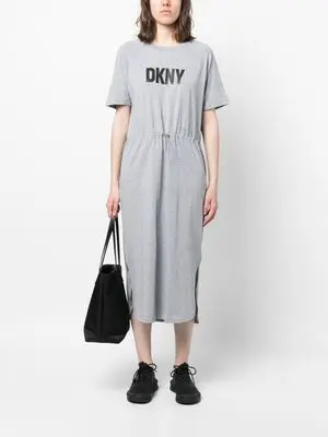 Dkny Logo-print T-shirt Dress