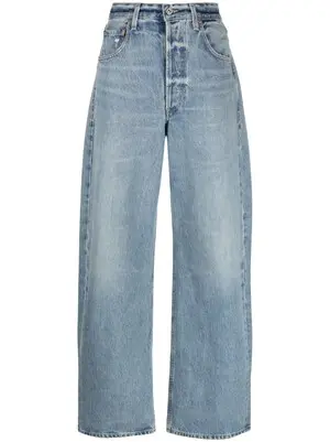 Citizens Of Humanity Ayla Baggy Cropped Jeans - Blue