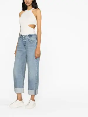 Citizens Of Humanity Ayla Baggy Cropped Jeans - Blue
