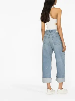 Citizens Of Humanity Ayla Baggy Cropped Jeans - Blue