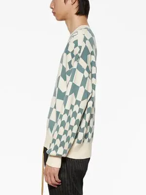Rhude Racing Monogram-intarsia Jumper