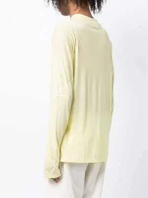 POST ARCHIVE FACTION Bias-cut Long-sleeve Top