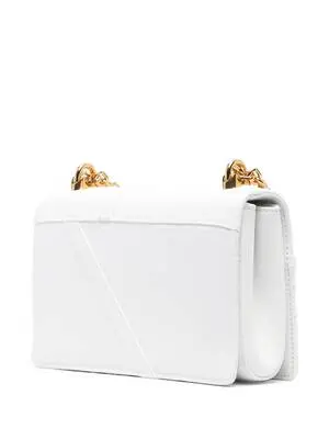 Dolce & Gabbana Logo-plaque Denim Shoulder Bag