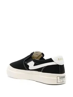S.W.C STEPNEY WORKERS CLUB Contrast-stitch Slip-on Sneakers