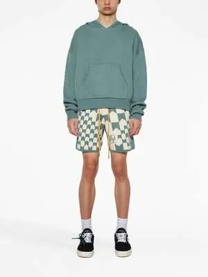 Rhude Logo-print Knitted Hoodie