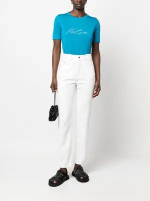 Kiton High-rise Slim-fit Jeans