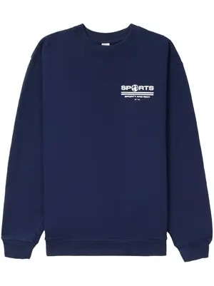 SPORTY & RICH Sports Logo-print Sweatshirt
