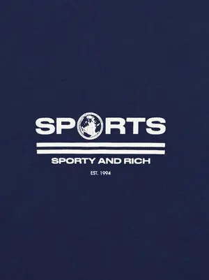 SPORTY & RICH Sports Logo-print Sweatshirt