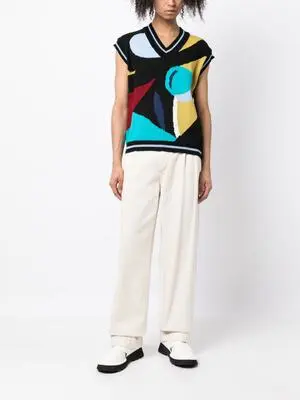 BETHANY WILLIAMS Graphic-print Sleeveless Vest