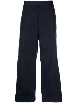 Thom Browne Rwb-stripe Tailored Trousers - Blue