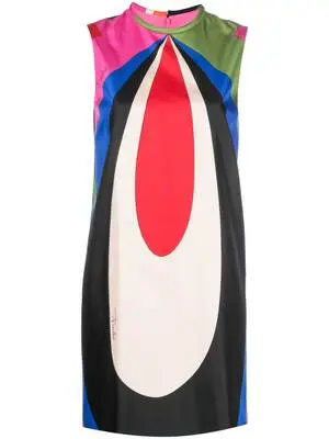 Emilio Pucci Goccia-print Silk Minidress