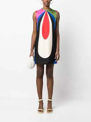 Emilio Pucci Goccia-print Silk Minidress