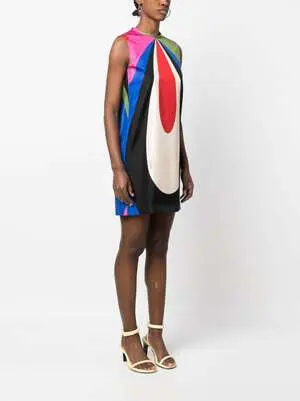 Emilio Pucci Goccia-print Silk Minidress