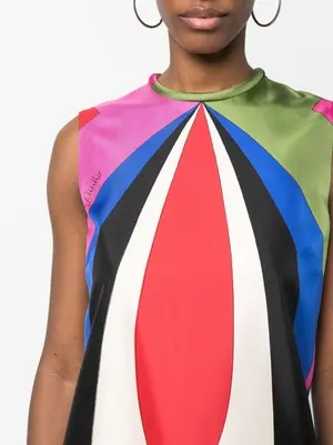 Emilio Pucci Goccia-print Silk Minidress