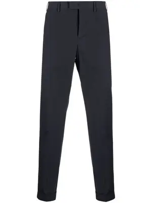 PT TORINO Straight-leg Tailored Trousers - Black
