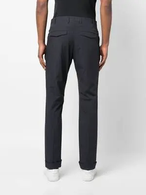 PT TORINO Straight-leg Tailored Trousers - Black