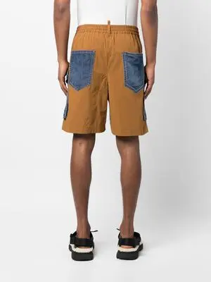 Dsquared2 Layered Denim Shorts