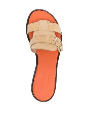 DOUCAL'S Open-toe Suede Slides