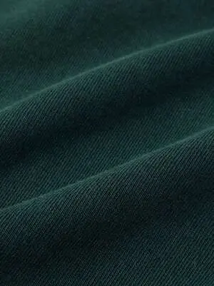 SPORTY & RICH Connecticut Crest Cotton Sweatshirt - Green