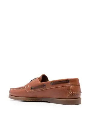 Paraboot Barth Lace-up Boat Shoes - Brown