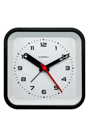CLOUDNOLA Railway Alarm Clock - Black