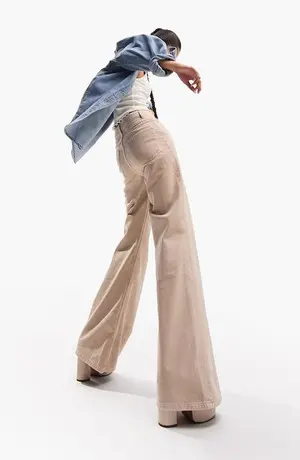 Asos Lightweight Wide Leg Jeans