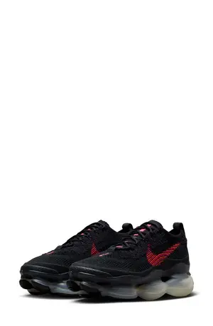 Nike Air Max Scorpion Flyknit Sneaker Black/ Fireberry/ Black