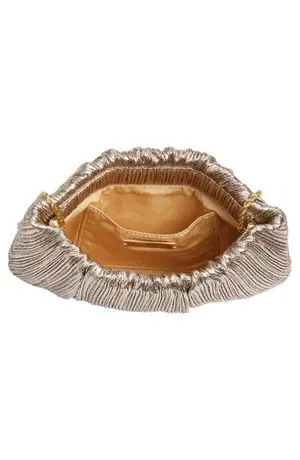 LOEFFLER RANDALL Brit Pleated Clutch - Champ