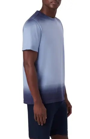 Bugatchi Dip Dye Crewneck T-shirt