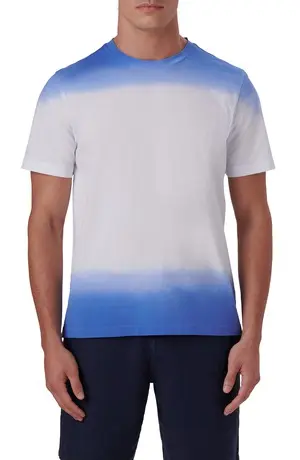 Bugatchi Dip Dye Crewneck T-shirt