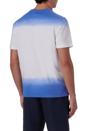 Bugatchi Dip Dye Crewneck T-shirt