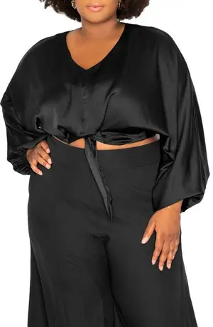 Buxom Couture Long Sleeve Blouses