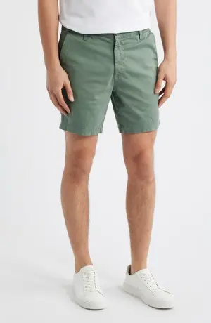 Ag Cipher 7-inch Chino Shorts - Green Meadows