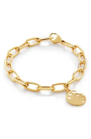 MONICA VINADER ID Oval Charm Chain Bracelet