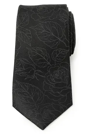 CUFFLINKS, INC. Embroidered Neck Tie - Black