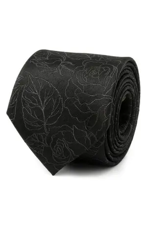 CUFFLINKS, INC. Embroidered Neck Tie - Black